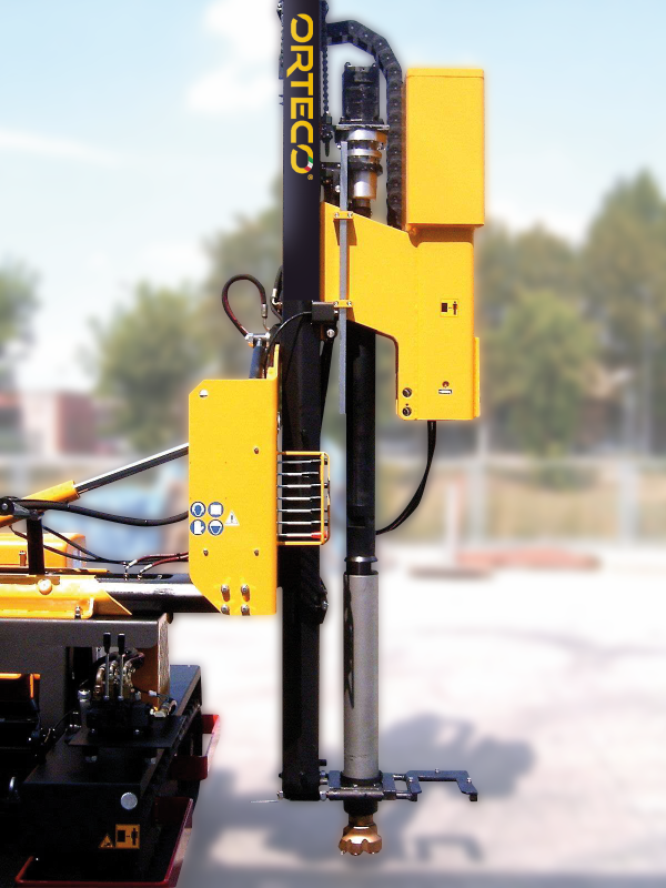 Orteco - Hydraulic pile drivers for safety barriers, solar plants ...