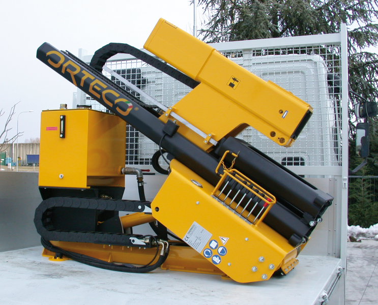 Orteco - Hydraulic pile drivers for safety barriers, solar plants ...